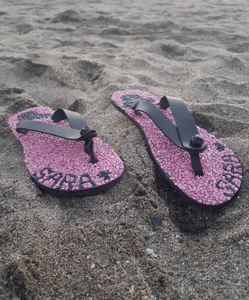 Custom Flip Flops | Handcrafted with natural materials by your wish